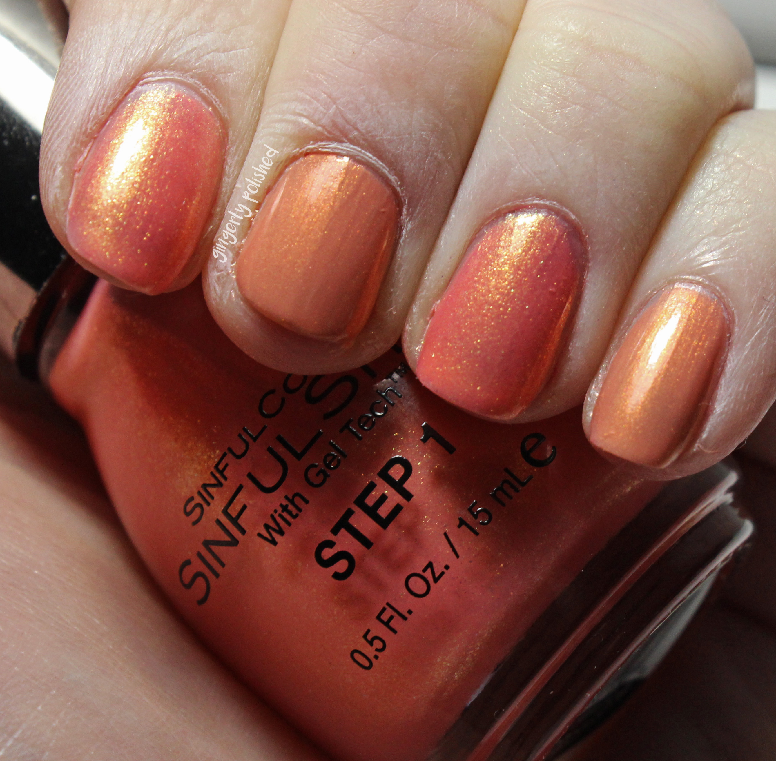 Sinful Colors ‘Bayou Babes’ Sinful Shine Collection – GINGERLY POLISHED