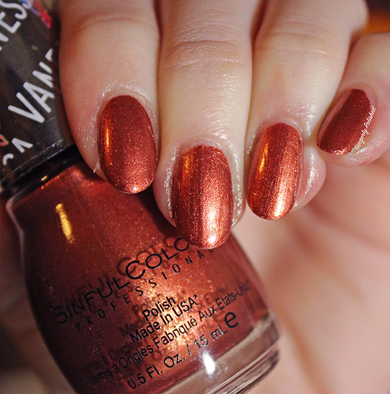 Sinful Colors ‘Vanessa Hudgens’ Collection – GINGERLY POLISHED