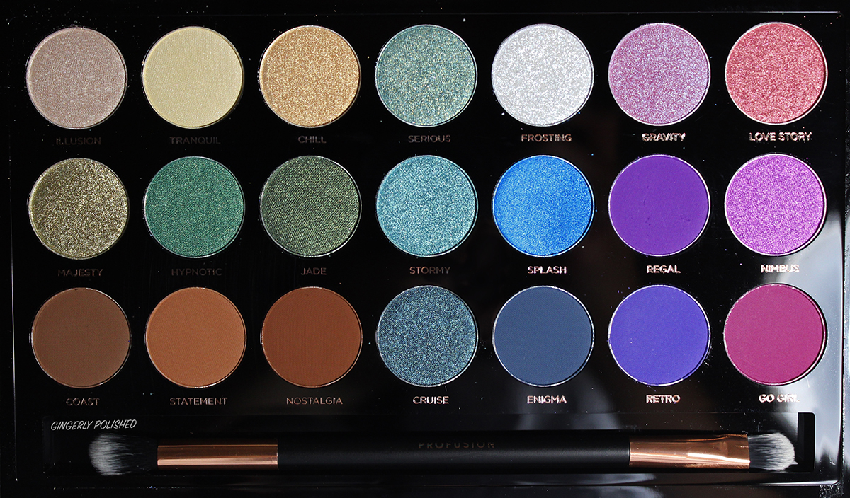 Profusion ‘Wanderlust’ Palette Review – GINGERLY POLISHED