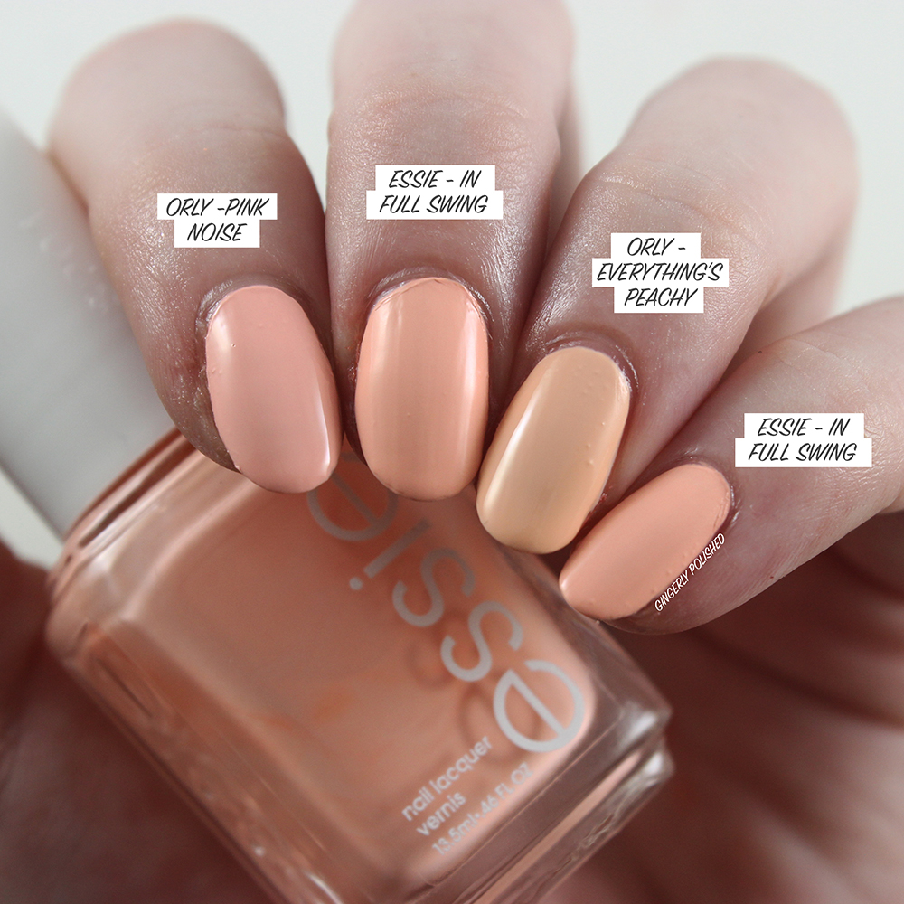 Essie Summer 2019 Collection – Comparisons – GINGERLY POLISHED