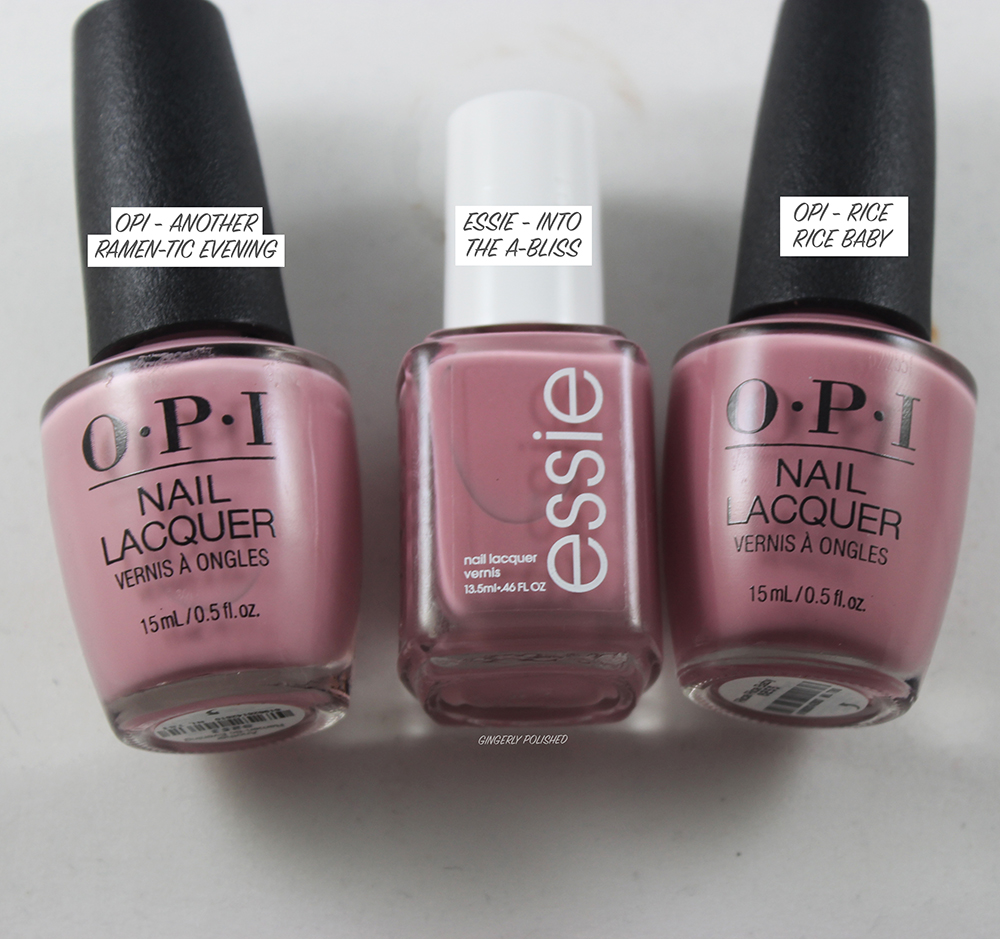 Essie Rocky Rose Collection COMPARISONS – GINGERLY POLISHED