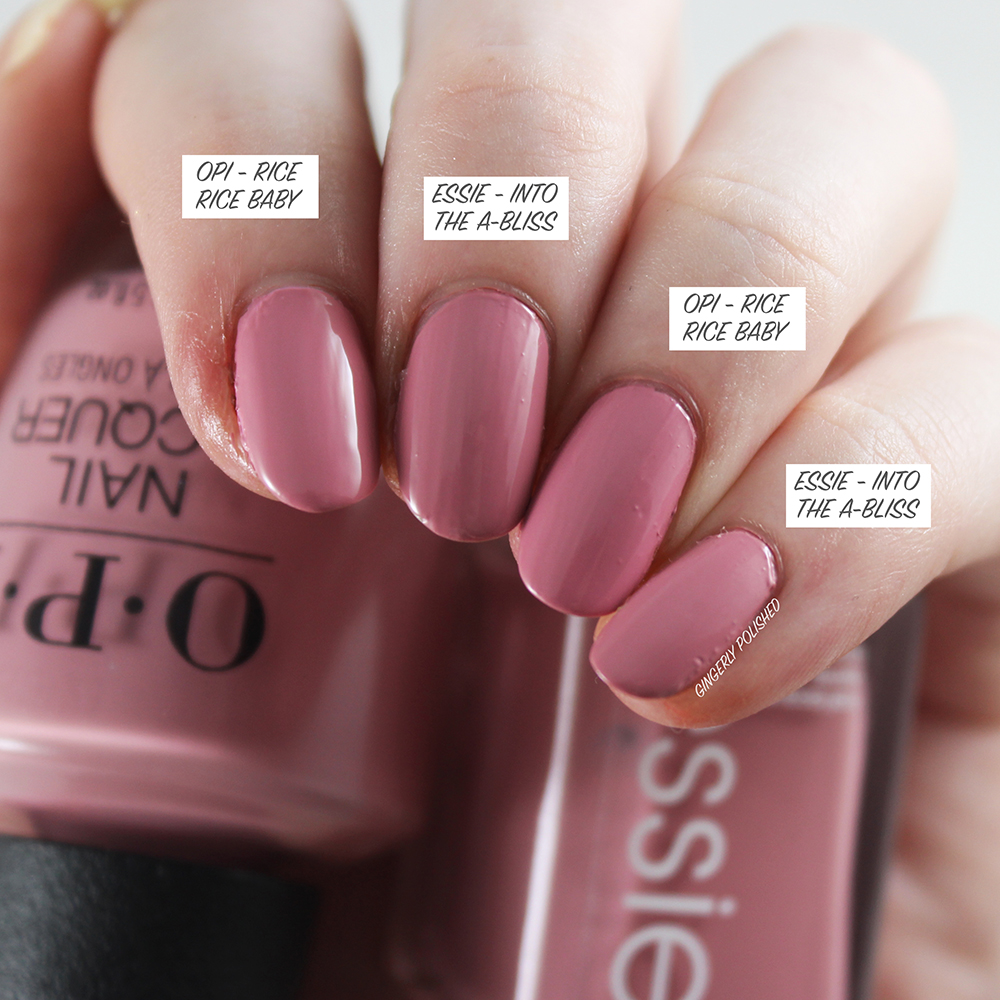 Essie Rocky Rose Collection COMPARISONS – GINGERLY POLISHED