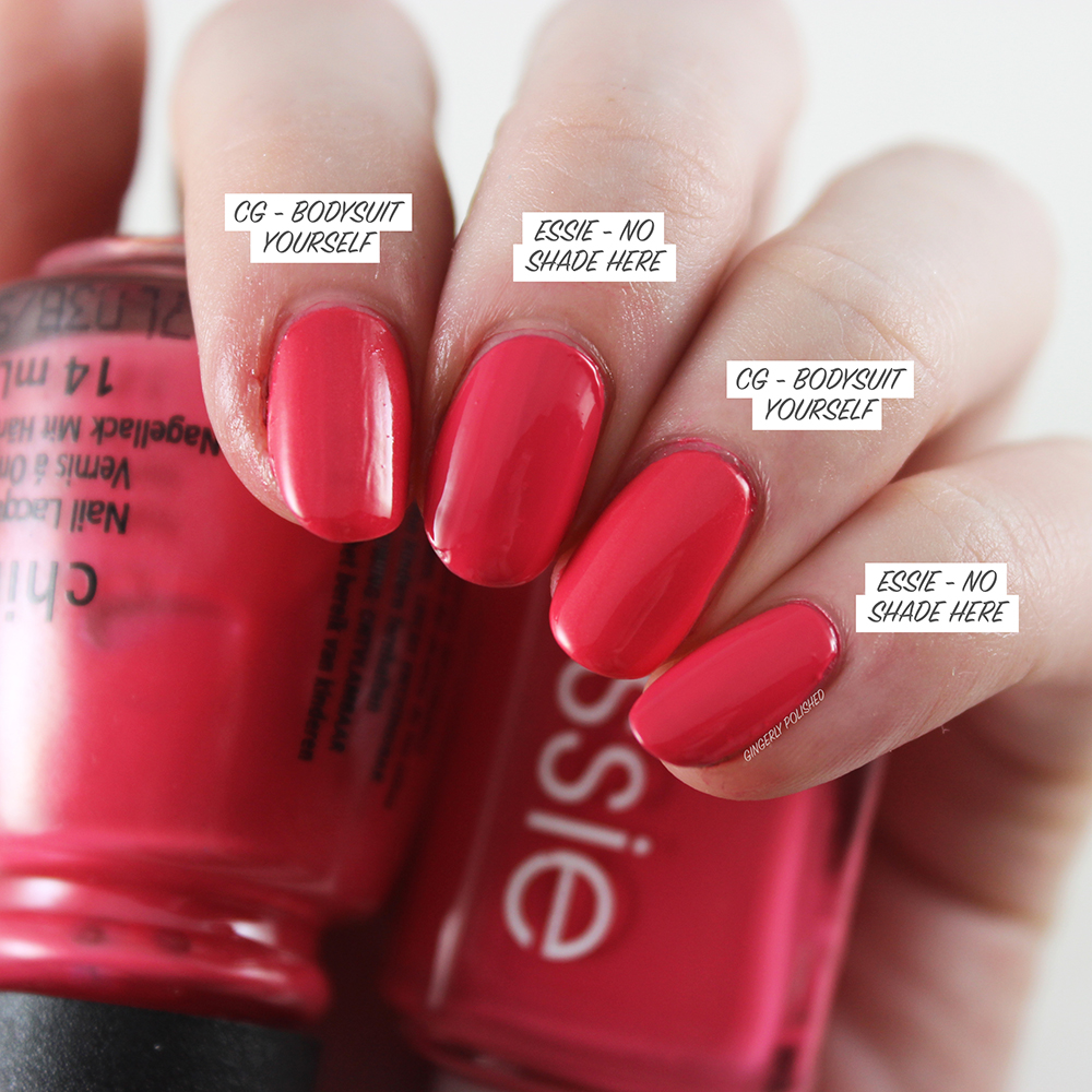 Essie Rocky Rose Collection COMPARISONS – GINGERLY POLISHED