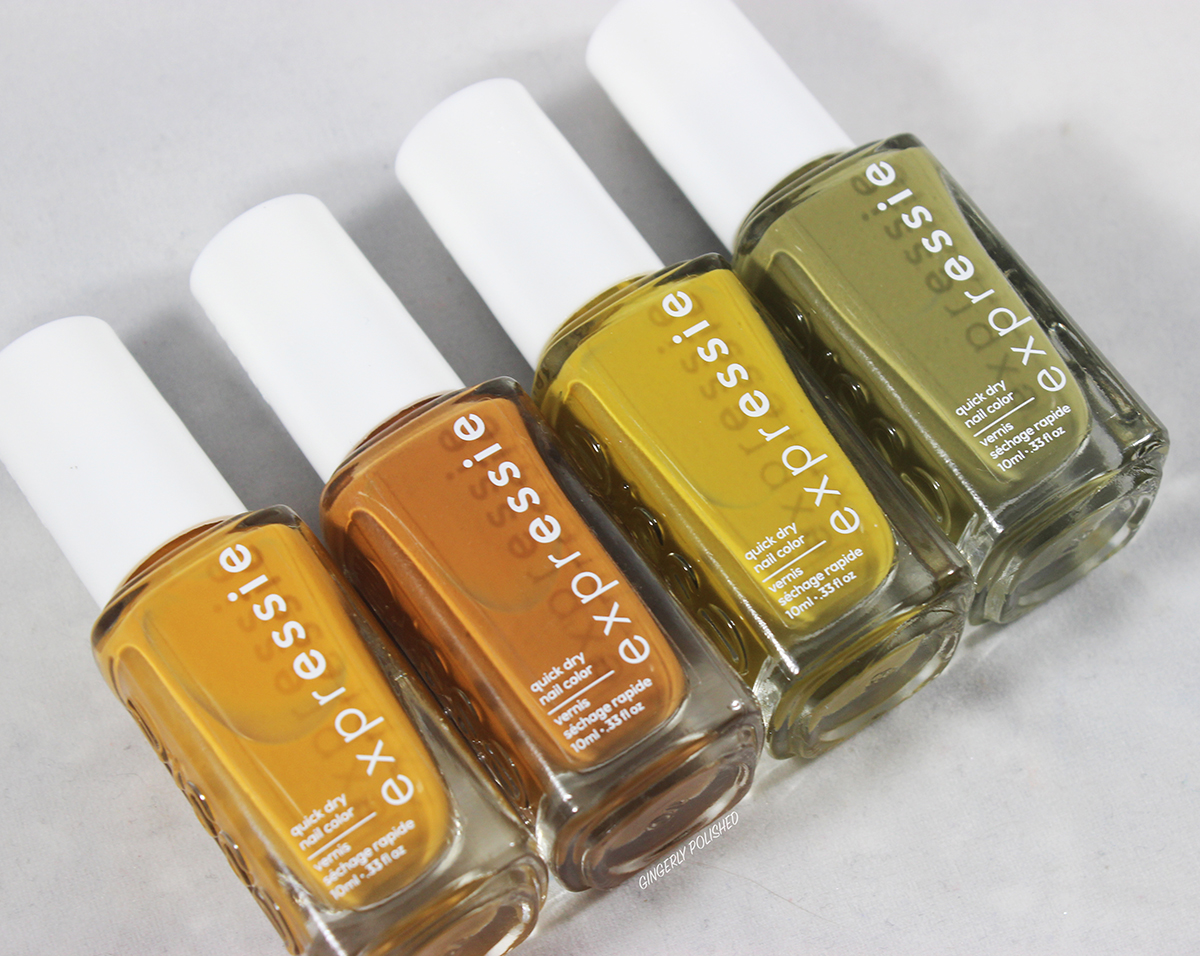 Essie Expressie – 4 Shades, Swatches & Review – GINGERLY POLISHED