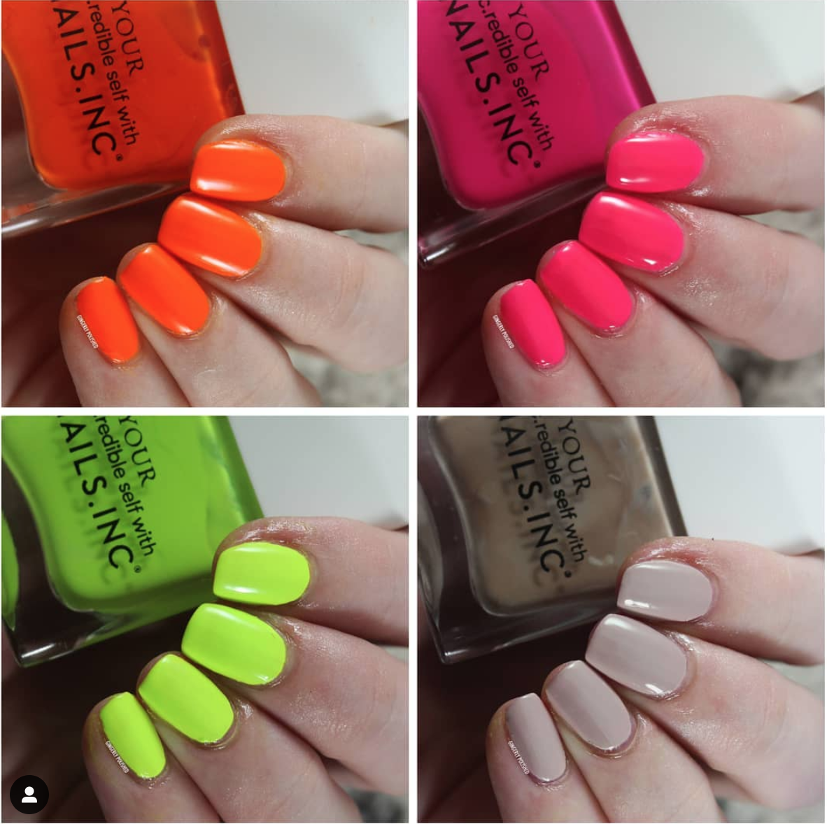 Nails Inc ‘Naked in Neon’ Set – Swatches & Review – GINGERLY POLISHED