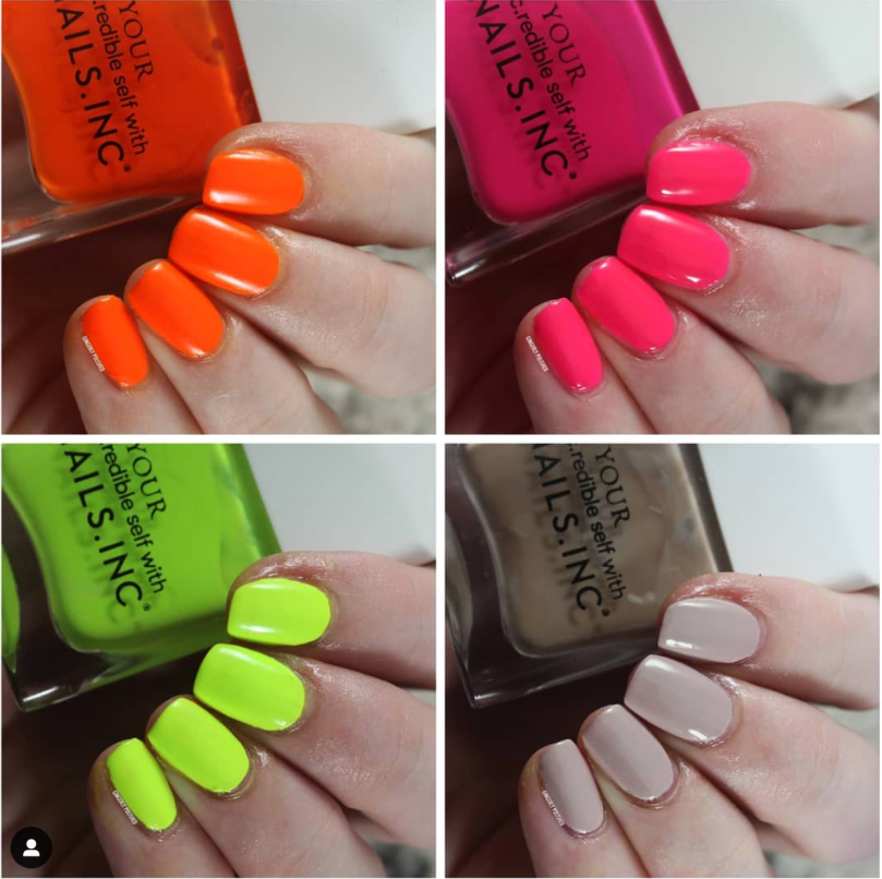 Nails Inc ‘Naked in Neon’ Set – Swatches & Review – GINGERLY POLISHED