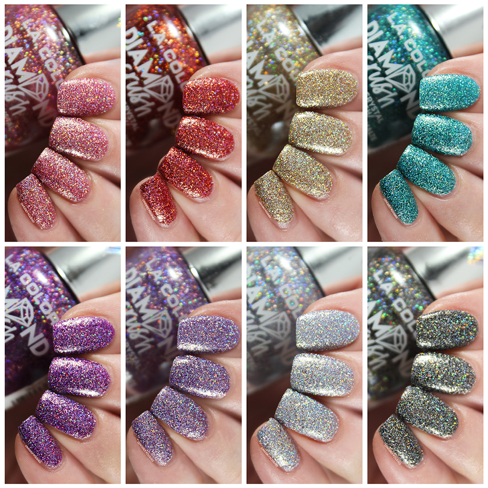 LA Colors ‘Diamond Crush’ Collection – Swatches & Review – GINGERLY ...