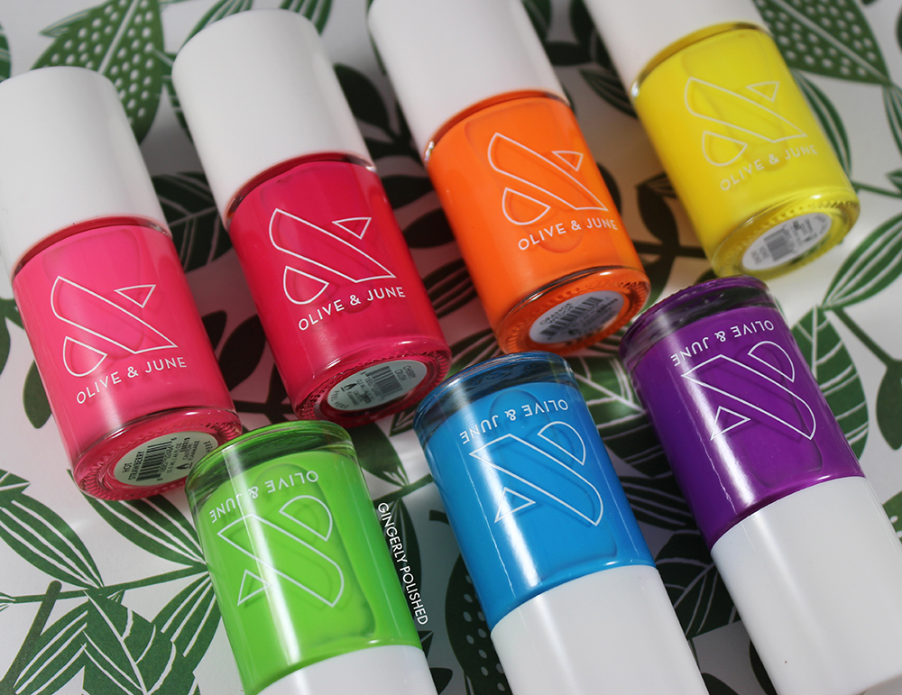 Olive June Summer 2021 Collection Swatches Review Gingerly Polished
