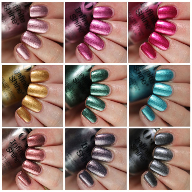 OPI Infinite Shine ‘Metallic Mega Mix’ Fall 2024 Collection – Swatches ...