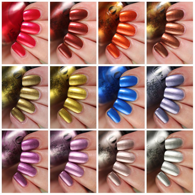 OPI ‘Metallic Mega Mix’ Fall 2024 Collection – Swatches & Review ...